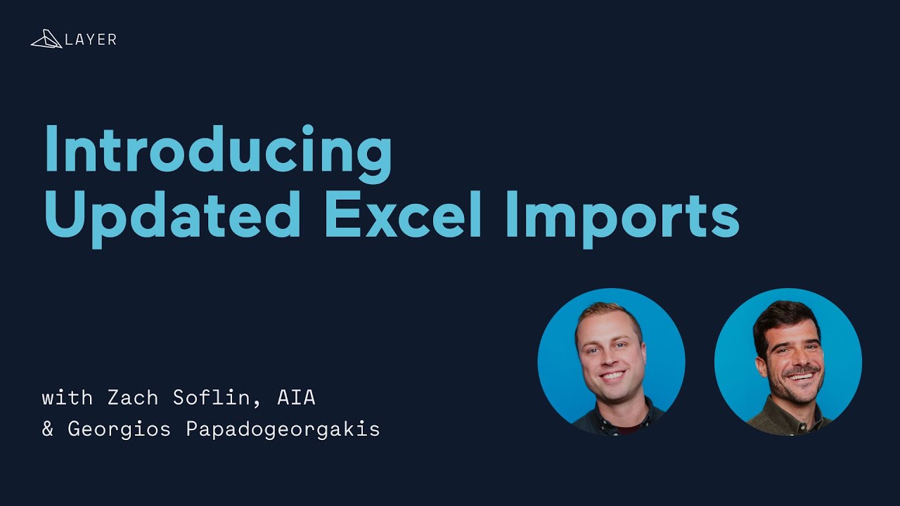 Updated Excel Import Feature for Layer App - YouTube