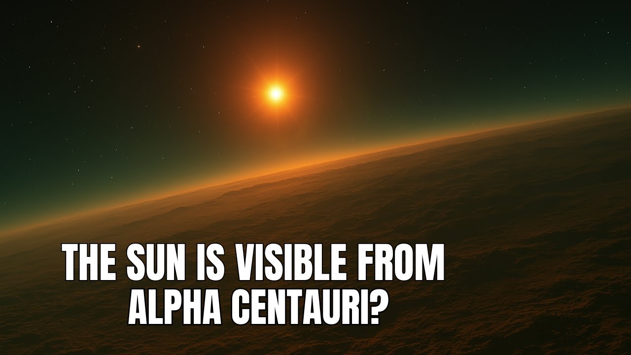 How is to see our Sun in the sky of Alpha Centauri? - YouTube