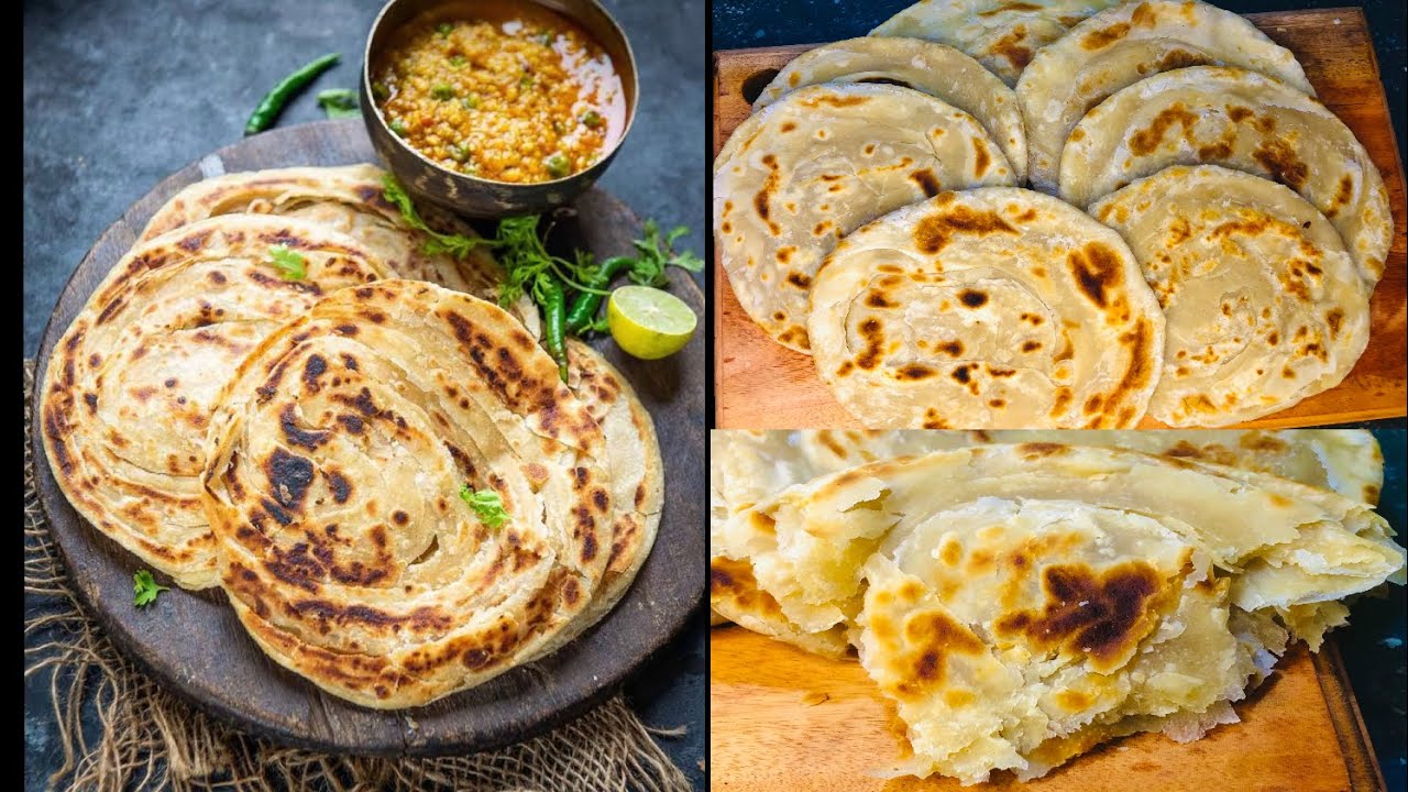 වැඩි වැඩ නැතුව ඉක්මණින් හදන්න පුලුවන් ලේයර්ස් පරාටා/ Easy layered ...