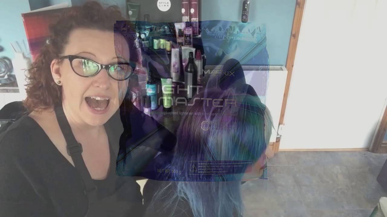 Pre Lightening coloured hair - YouTube