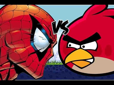 Spiderman vs Angry Birds - YouTube