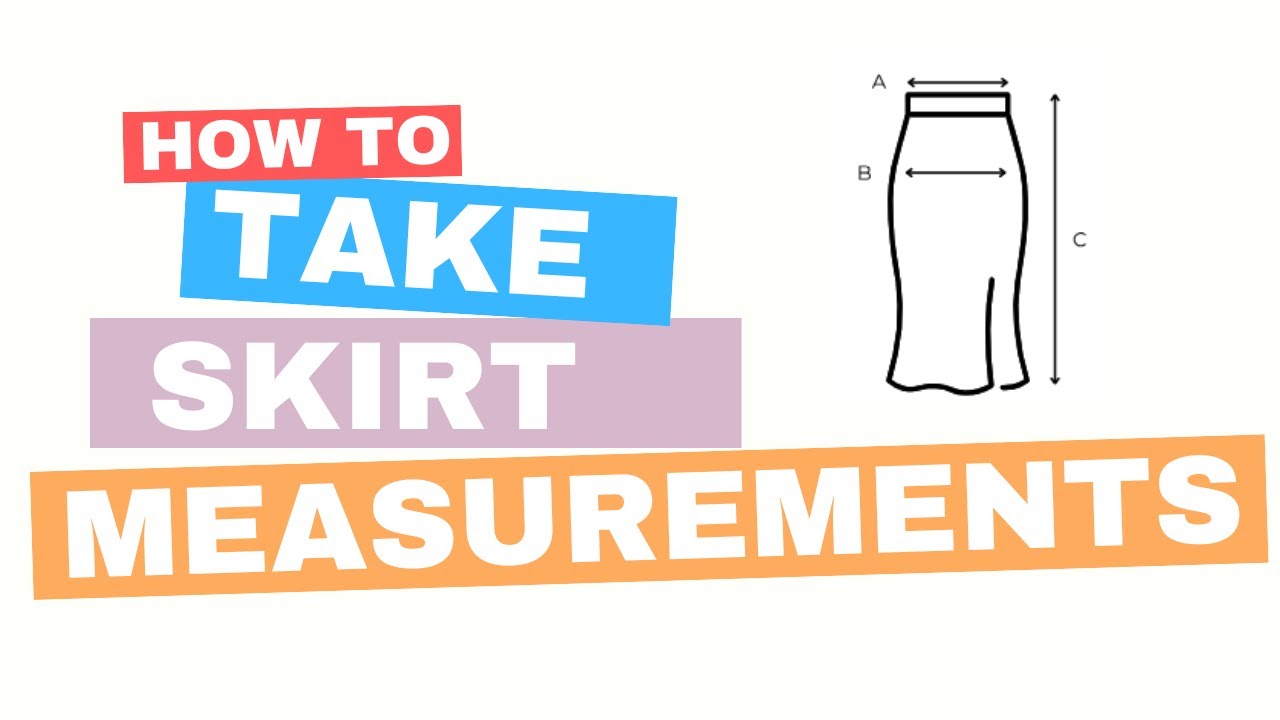 How to Take your Skirt Measurements - YouTube