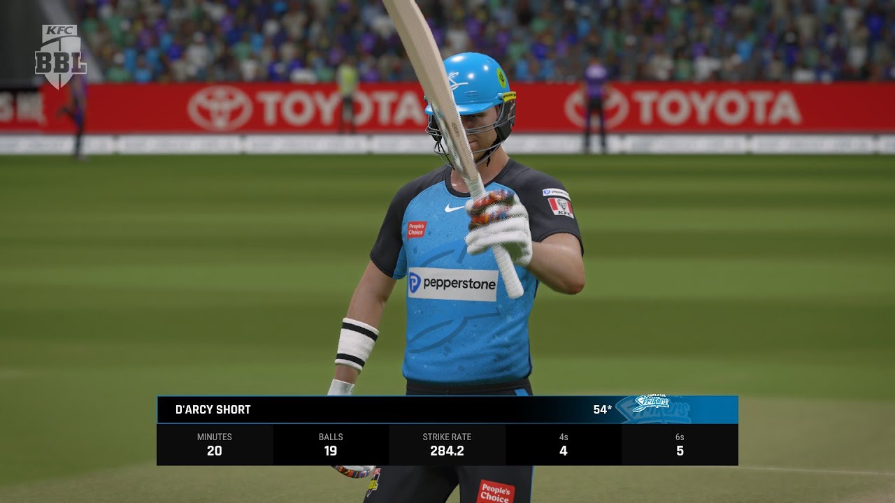 BBL Season 2 ||Sydney Thunder Vs Adelaide Strikers|| Cricket 24 Simulation || - YouTube