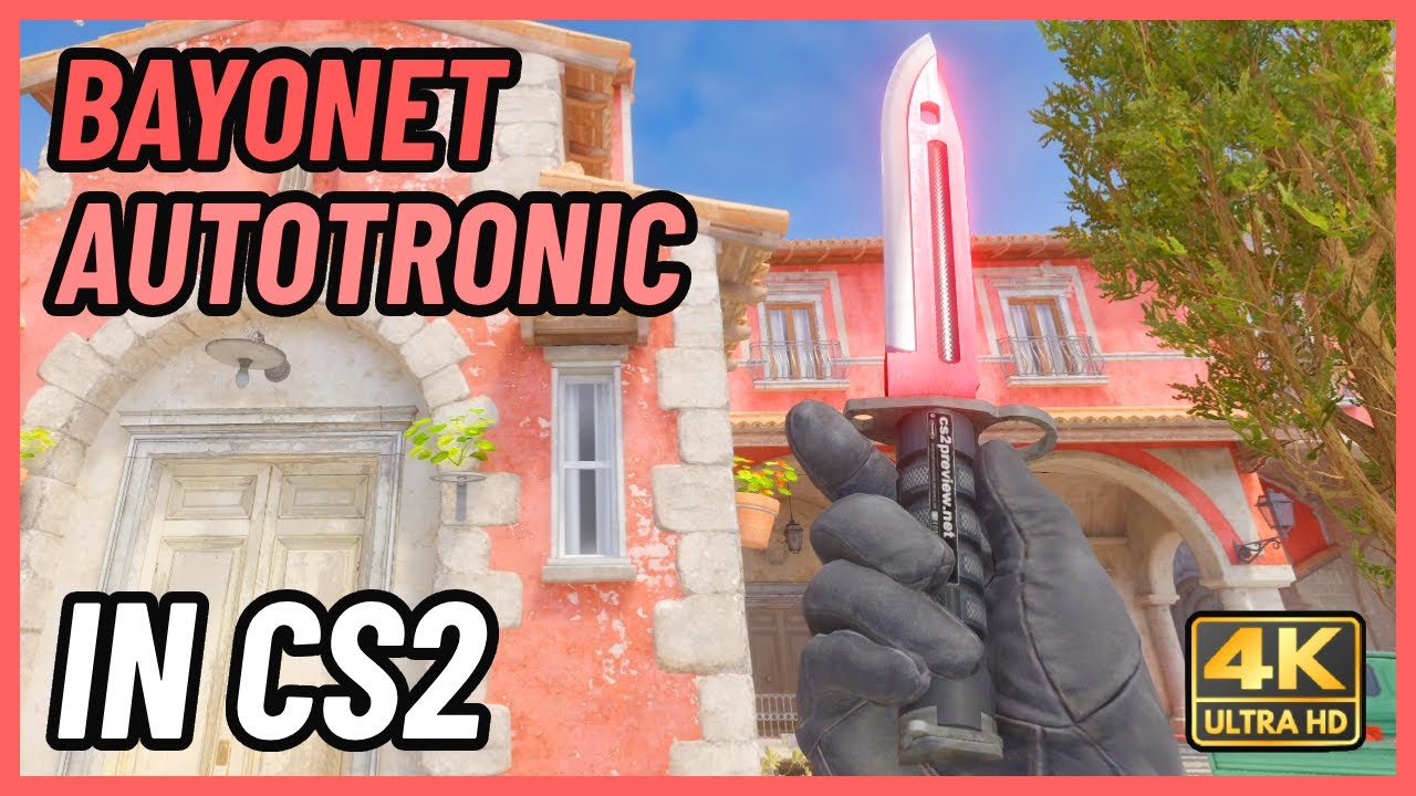 CS2 Bayonet Autotronic | CS2 Knife In-Game Showcase [4K] - YouTube