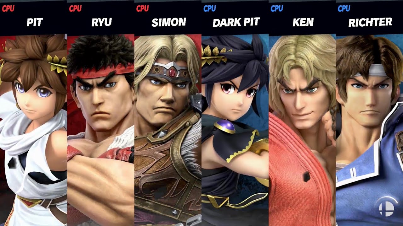 Super Smash Bros. Ultimate - Fighter vs Echo Fighter Stage Morph Team ...