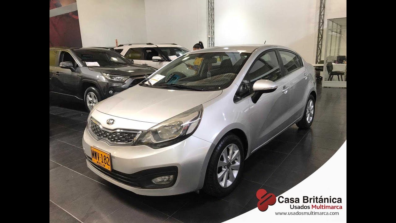 KIA RIO SPICE SEDAN MANUAL 4X2 GASOLINA 1396 2013 PLATA MWV182 - YouTube