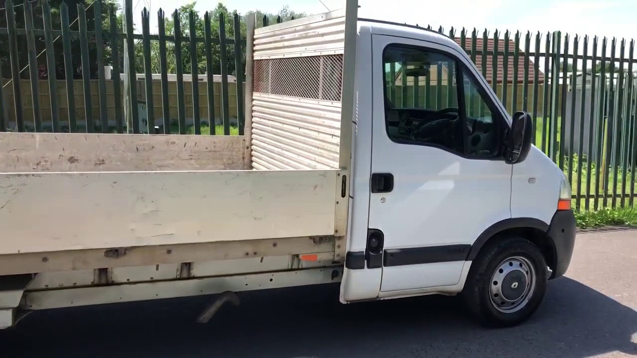Renault Master LL35 DCI LWB Dropside - YouTube