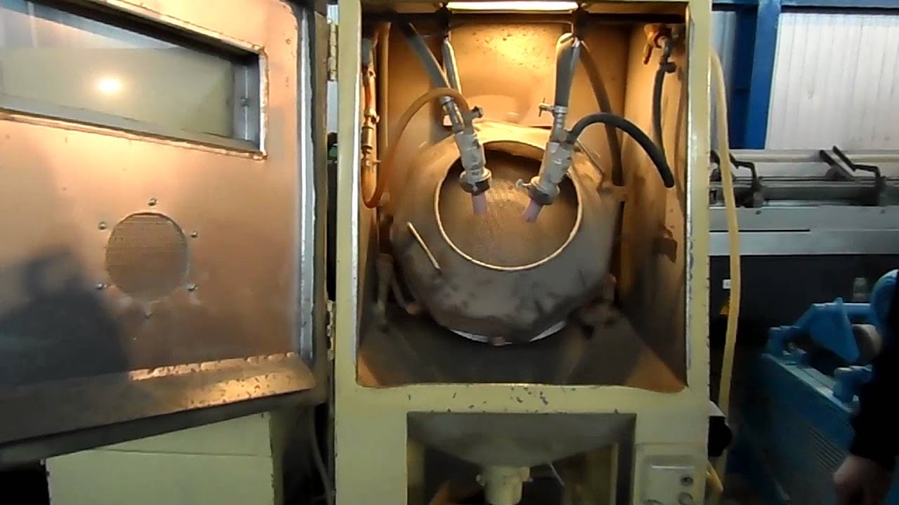 Guyson T40 Sandblasting Machine - YouTube