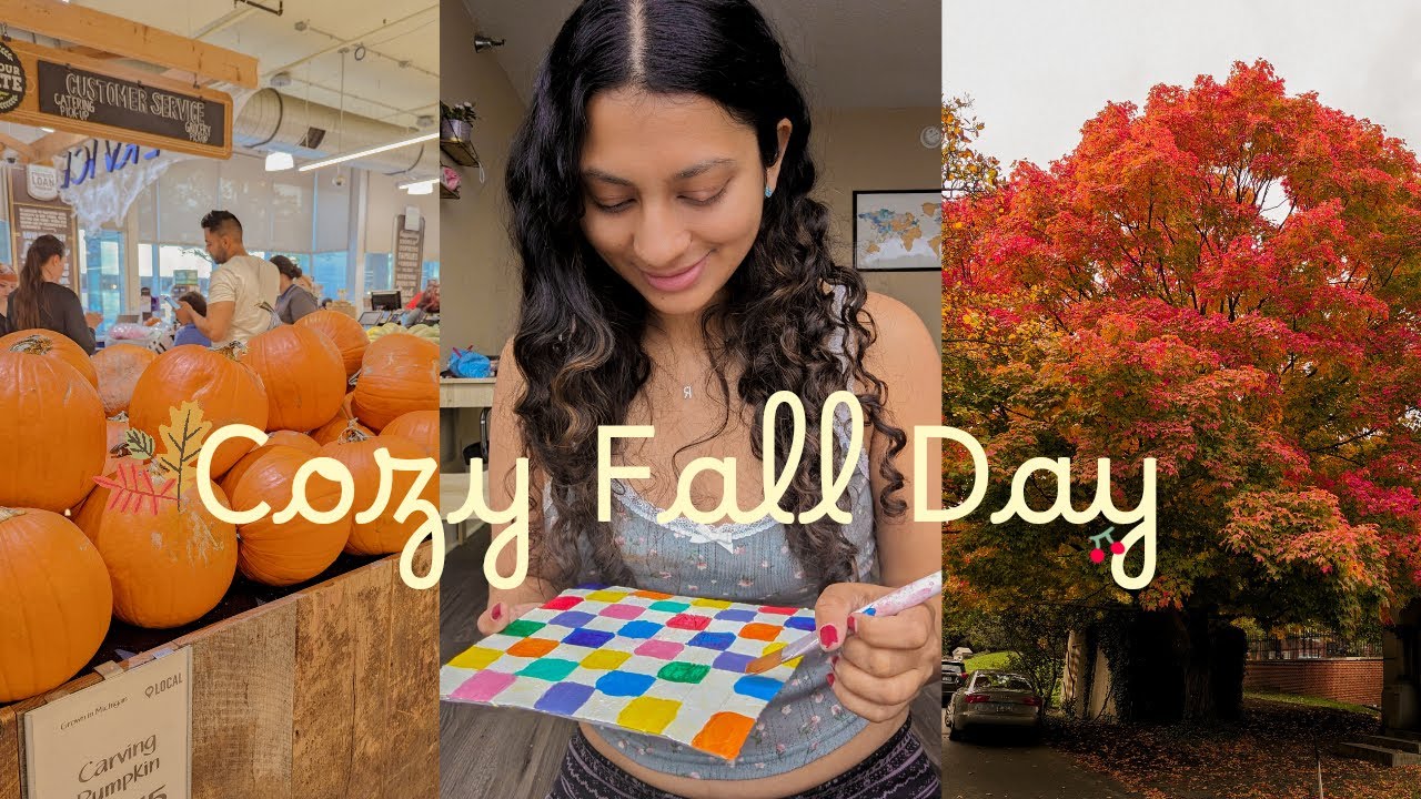 Cozy Fall Day 🍂| Getting In The Fall Spirit, Baking, Pumpkin Spice ...