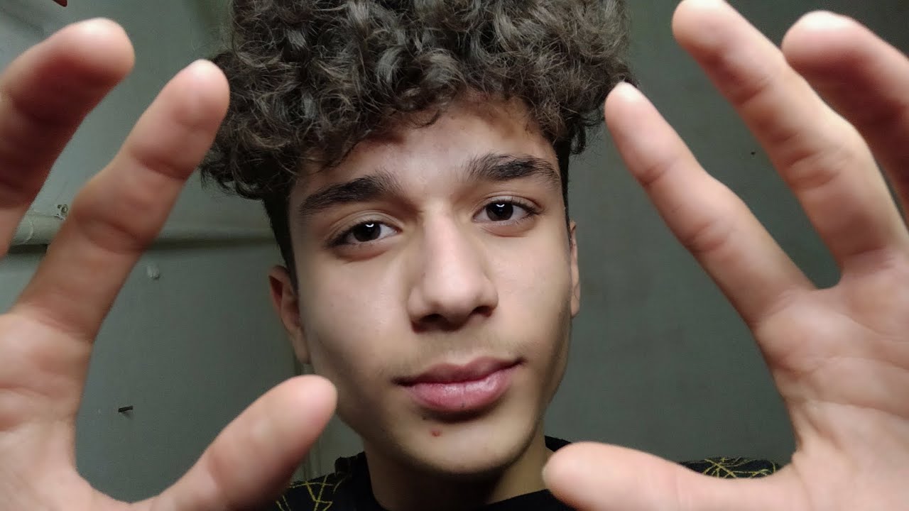 ASMR massage your face - hand and mouth sounds - YouTube