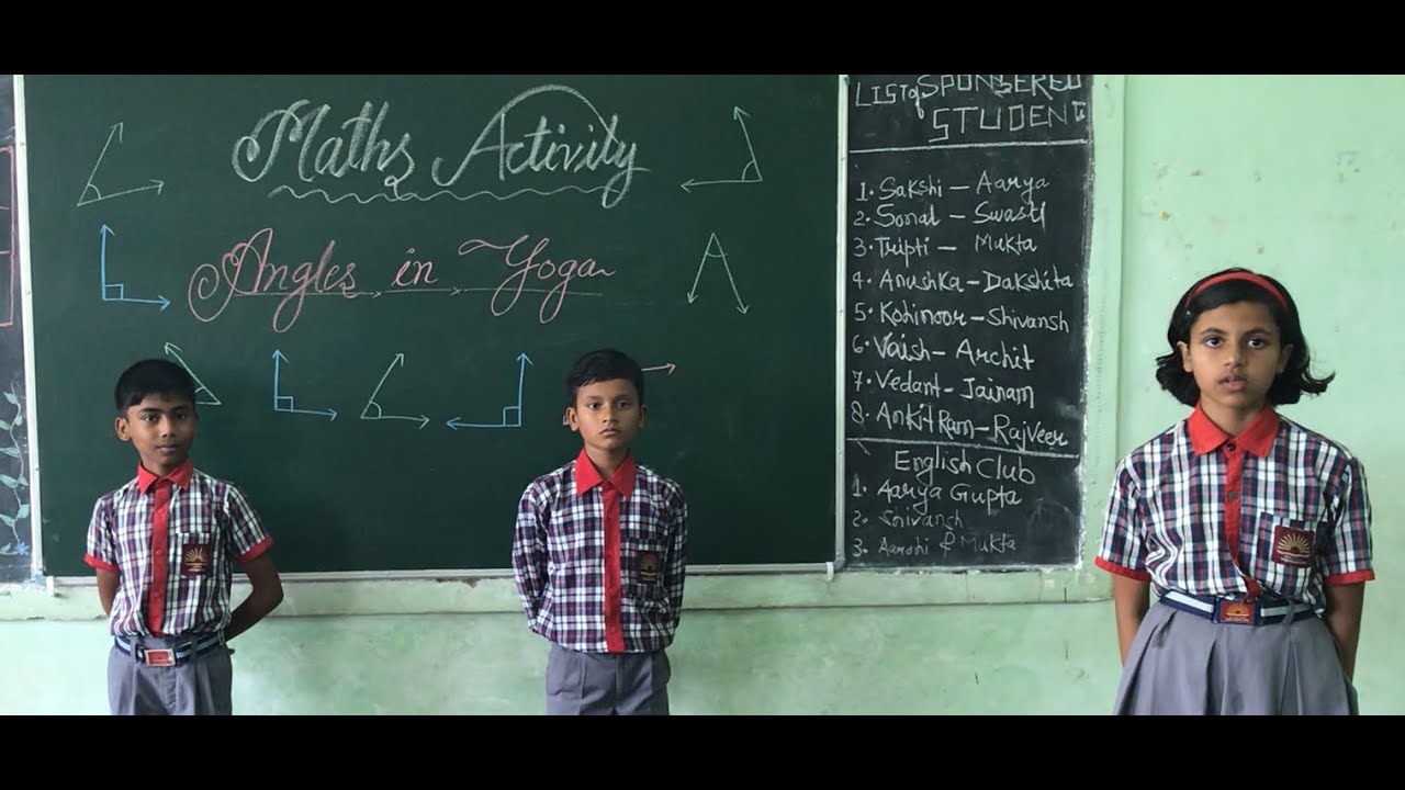 Angles in Yoga | Maths Activity | - YouTube