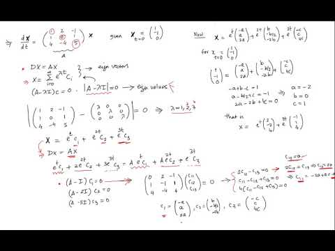 ODE 15 (system of ODEs - initial value problem) - YouTube