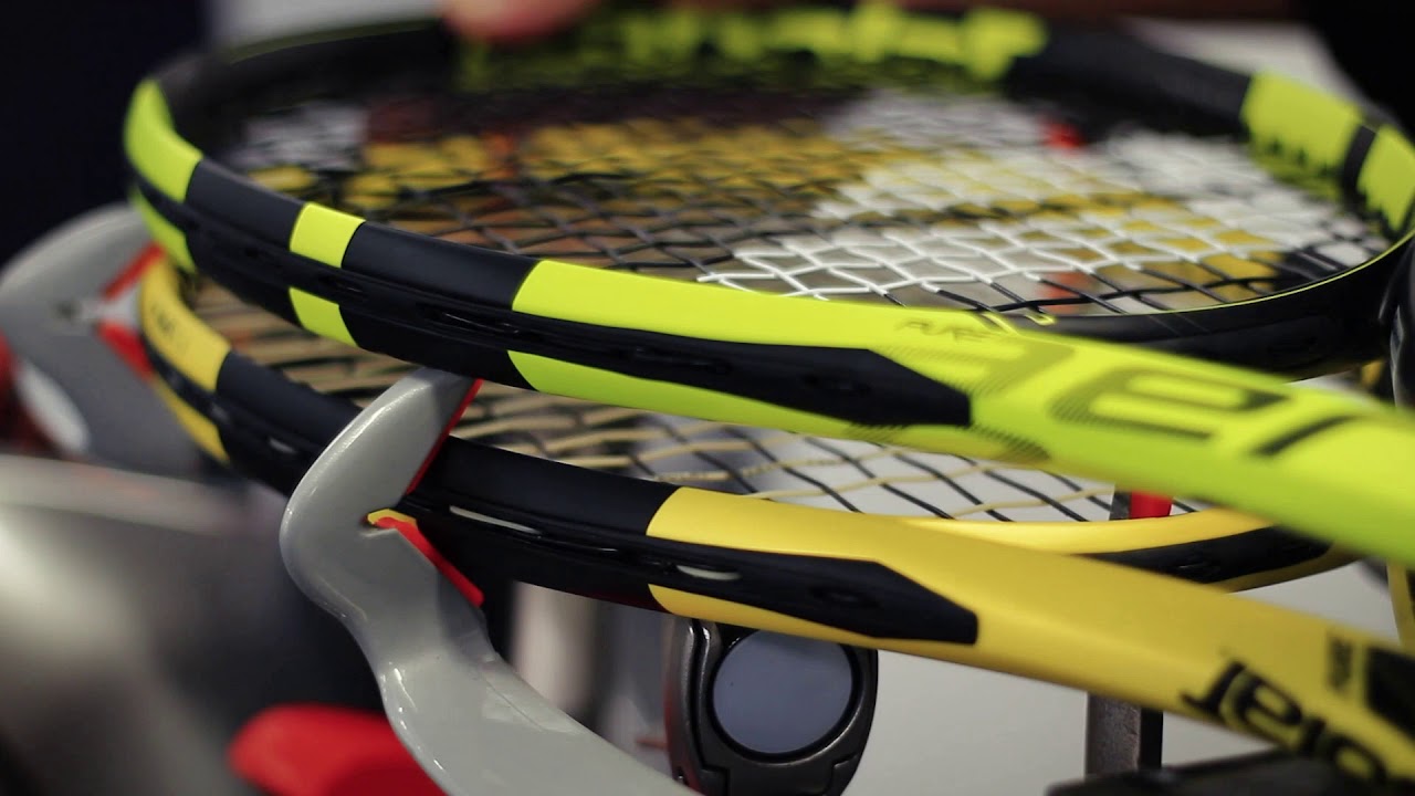 How to String Babolat Pure Aero Tennis Racquet - YouTube