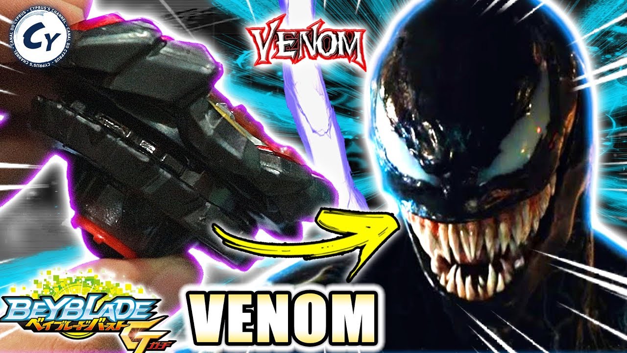 BEYBLADE DO VENOM | VENOM VALKYRIE 7BUMP ATOMIC BEYBLADE BURST GT - YouTube