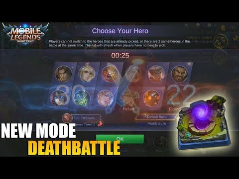 New Mode Death Battle In Mobile Legends - YouTube