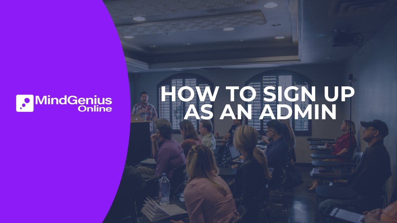 MindGenius Online - Admin Sign Up - YouTube