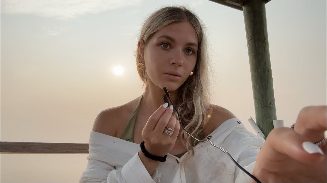 ASMR By The Water🌊 (Relaxing Whisper, Waves, Nature Sounds) - YouTube