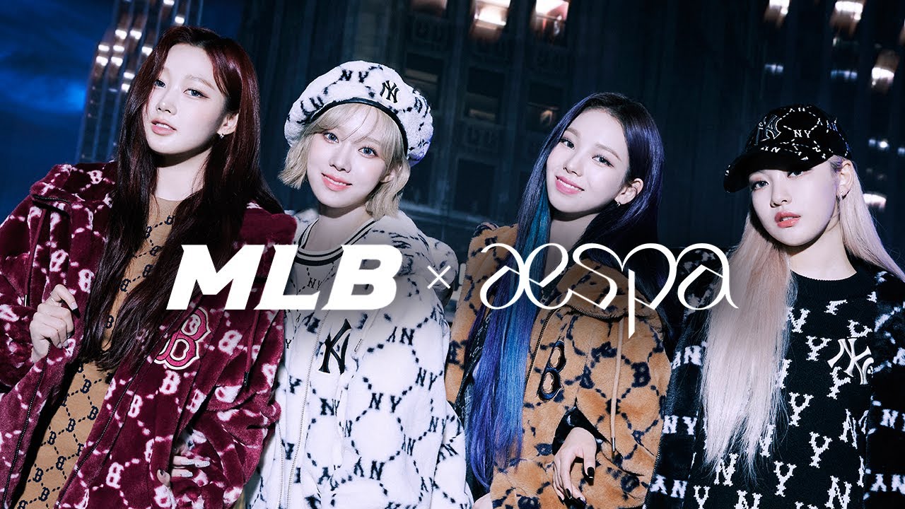 MLB x aespa MLB Winter VIP Ticket - YouTube