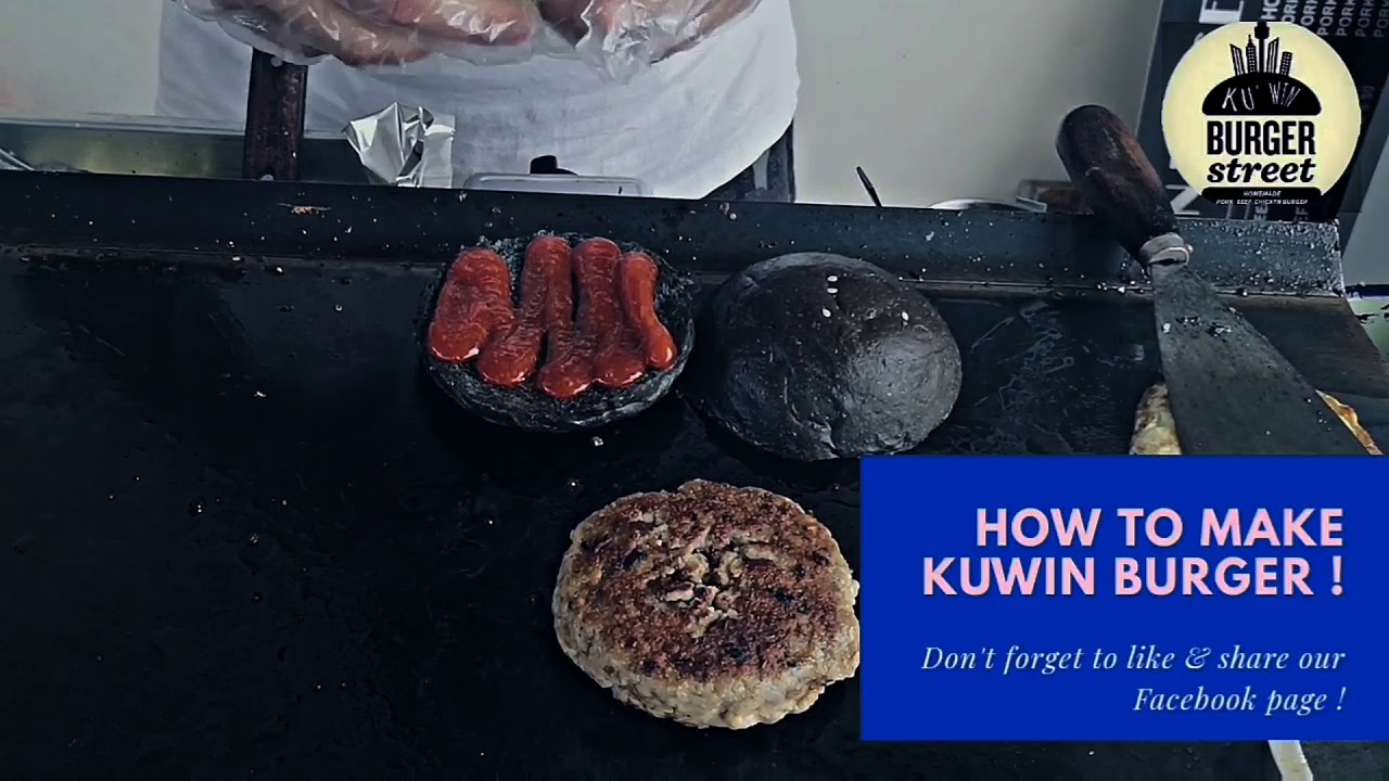 Homemade Kuwin Burger Street - YouTube