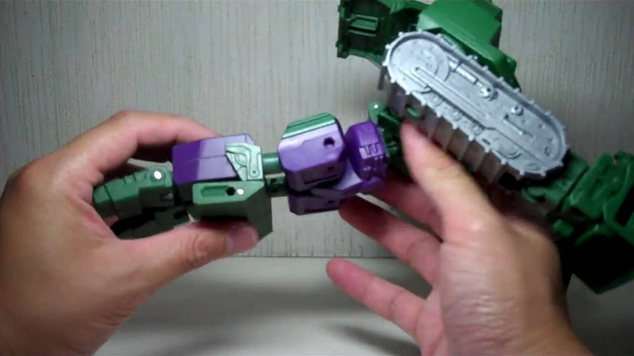 Marvel Transformers Crossovers Hulk Bulldozer - YouTube