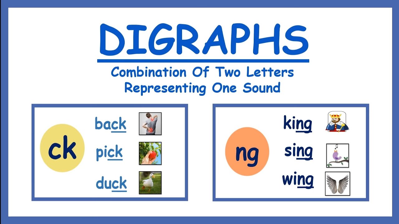 Digraphs ck and ng #learningvideos #digraphs #blendingsounds #phonics ...