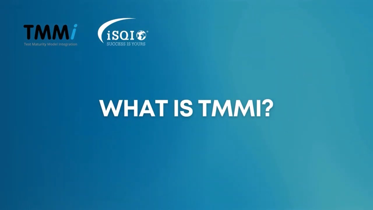What is TMMi - YouTube
