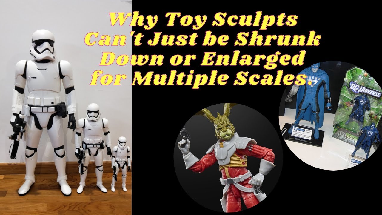 Multiple toy scales from one sculpt? How action figures are made using ...