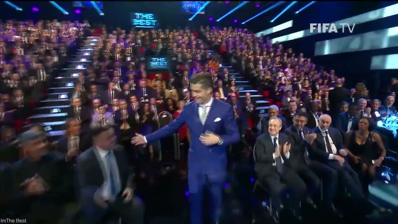 Ronaldo walking up to stage meme full hd - YouTube