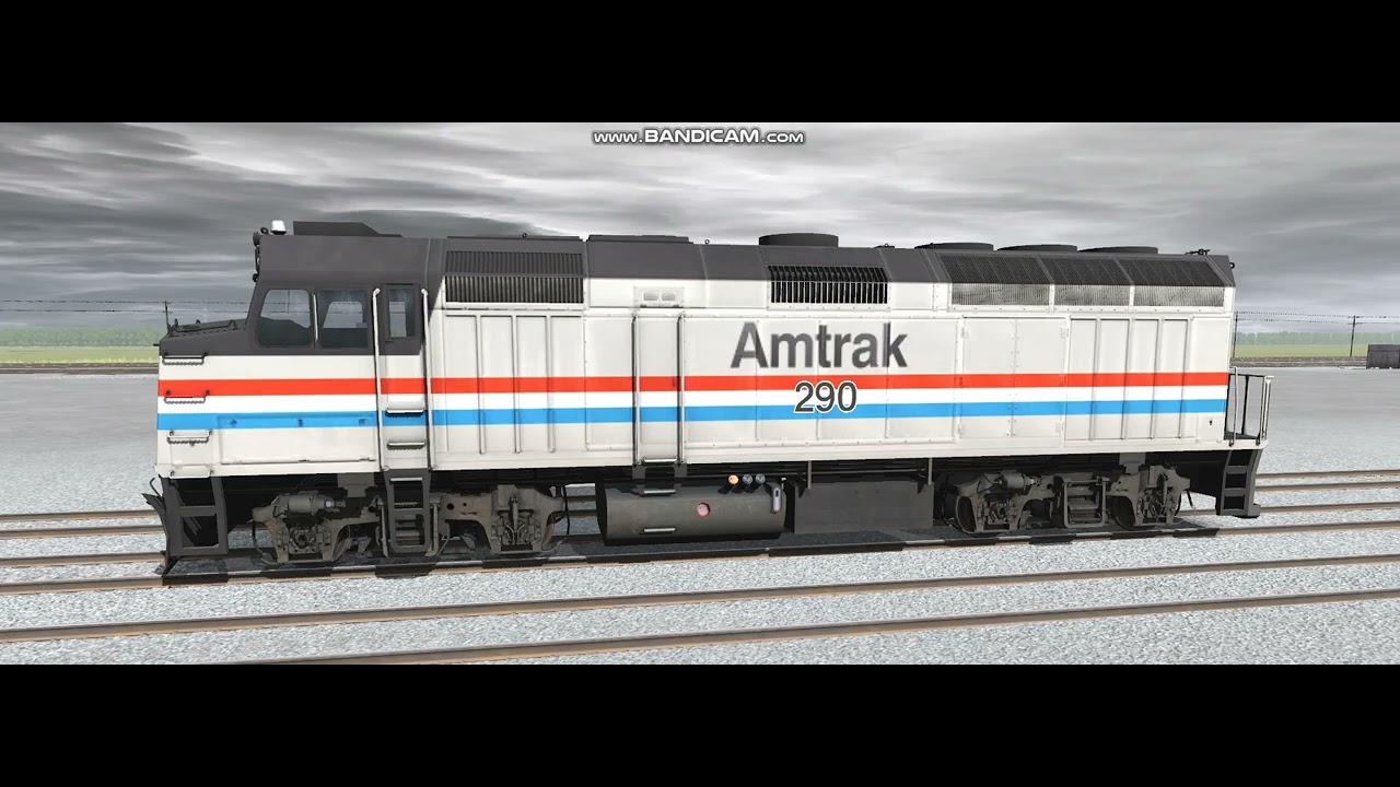 MSTS Amtrak F40PH #290 K5LA Horn 3-Part - YouTube