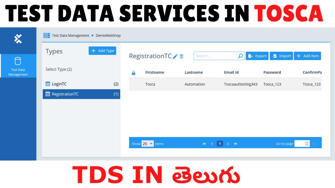 TDS In Tosca #Test Data Services in Tosca #tosca #automationtesting # ...