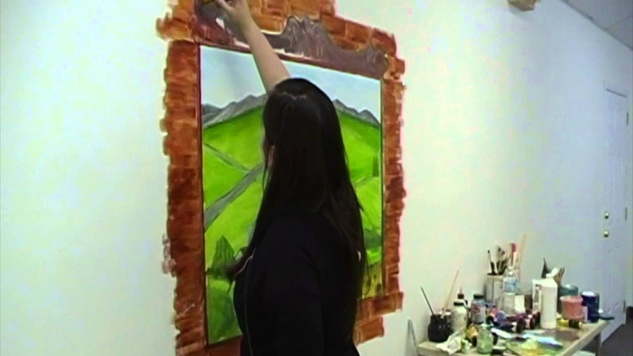 Tuscan Window Mural Short by Eileen Whitacre - YouTube