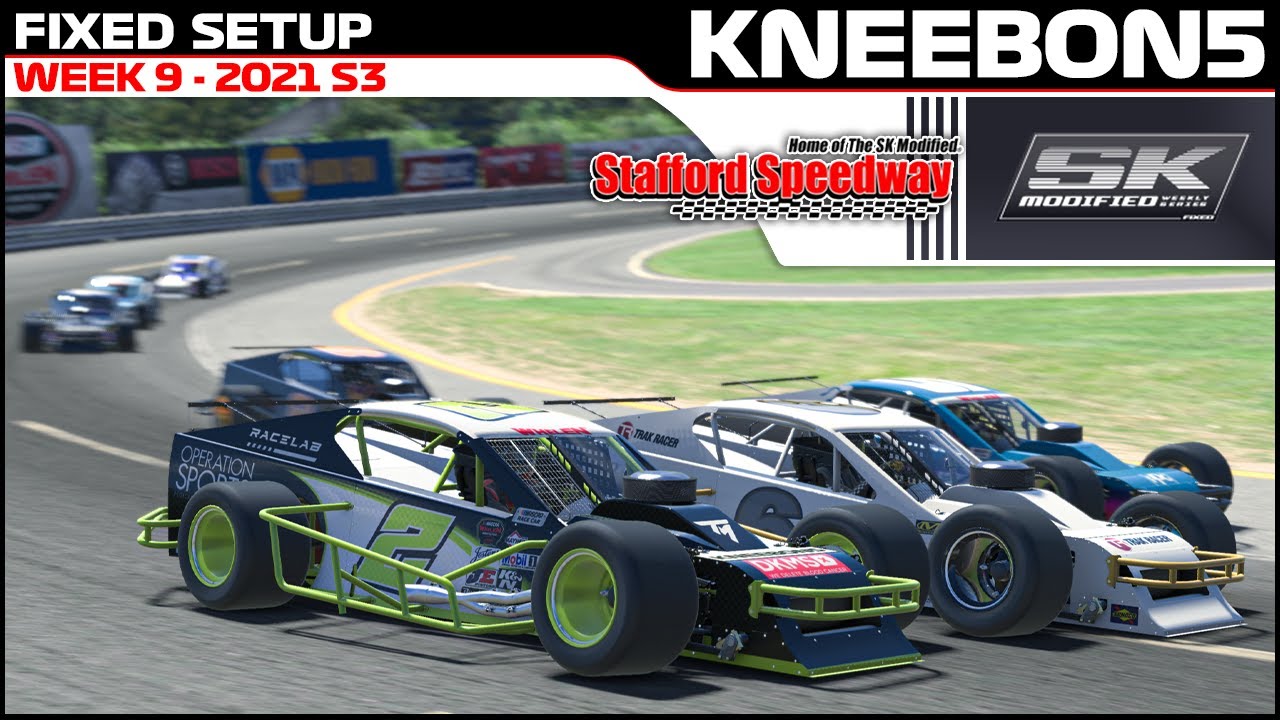 SK Modifieds - Stafford Motor Speedway - iRacing - YouTube