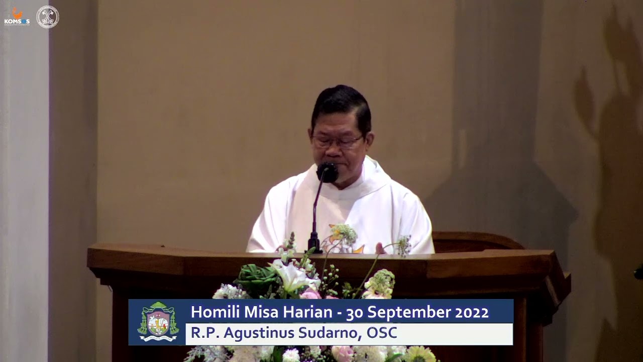 Homili R.P. Agustinus Sudarno, OSC "Bersyukur pada Tuhan" - Misa Harian ...