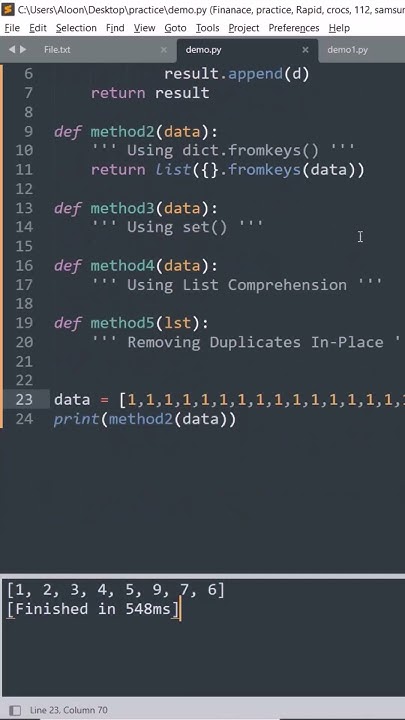 5 Effective Ways To Remove Duplicates From A List Coding Pythonprogramming Python Youtube 