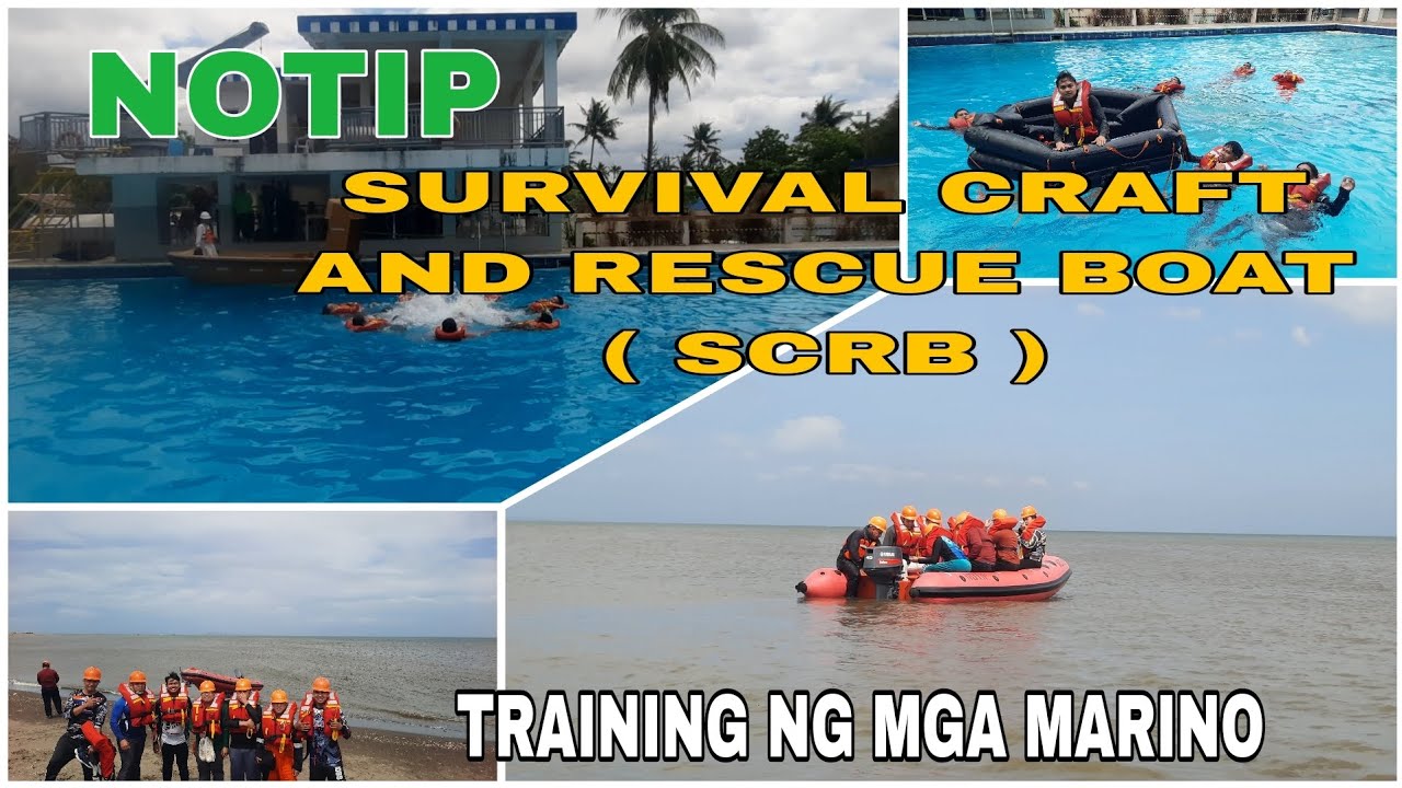 SURVIVAL CRAFT AND RESCUE BOAT TRAINING (SCRB) AT NOTIP - YouTube