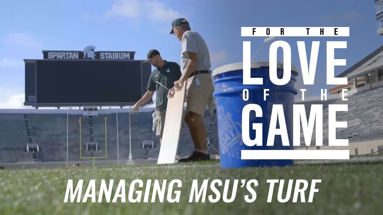 Meet the Woman behind Michigan State's Turf - YouTube