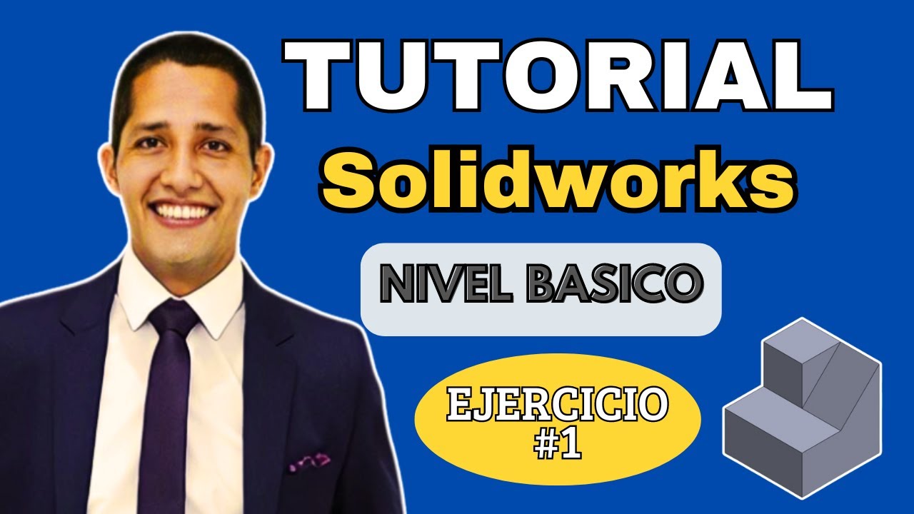 Pieza 1. Aprende SolidWorks desde cero 2024 | Tutorial Completo | Jefferson Ingeniero ...