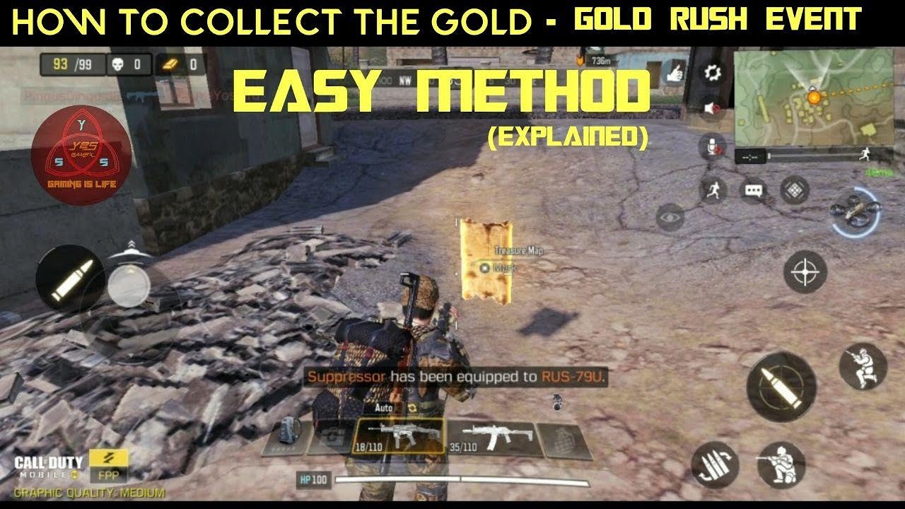 How to collect gold easily | Gold rush event explained | call of duty ...