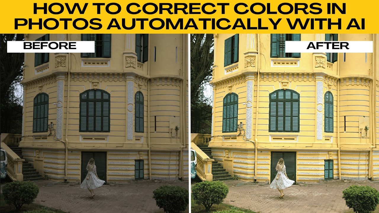How to Correct Colors in Photos Automatically with AI | FIX & ENHANCE ...