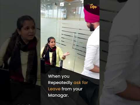 Leave Request Meme | Manager Meme | Junior Meme | TeQ Mavens - YouTube