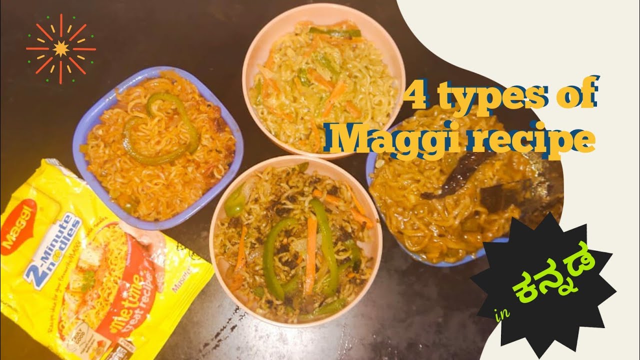 4 unique types of Maggie recipe - YouTube