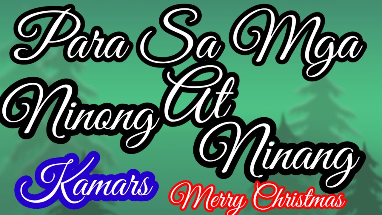 MESSAGE FOR NINANG AT NINONG PARA SA KANILANG MGA INA ANAK,From Kamars🥰 ...