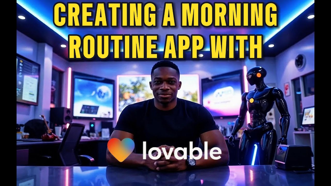 Creating a morning routine app with lovable.dev - YouTube
