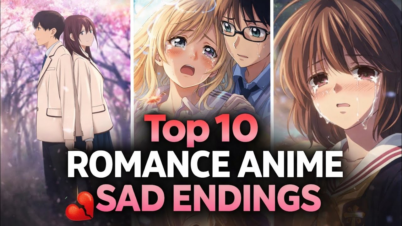 Top 10 Romance Anime with Sad & Painful Endings 💔 - YouTube