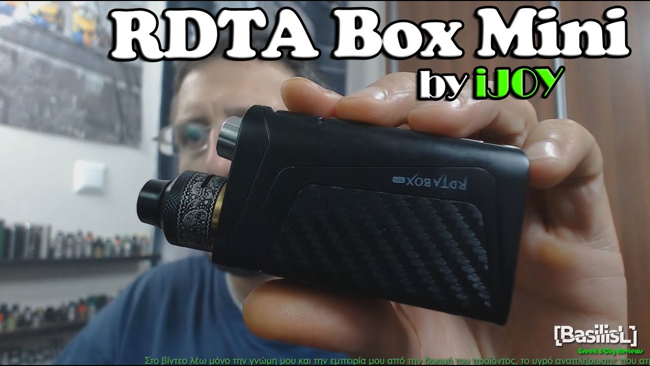 RDTA Box Mini by iJoy - BasilisL (Greek Reviews) - YouTube