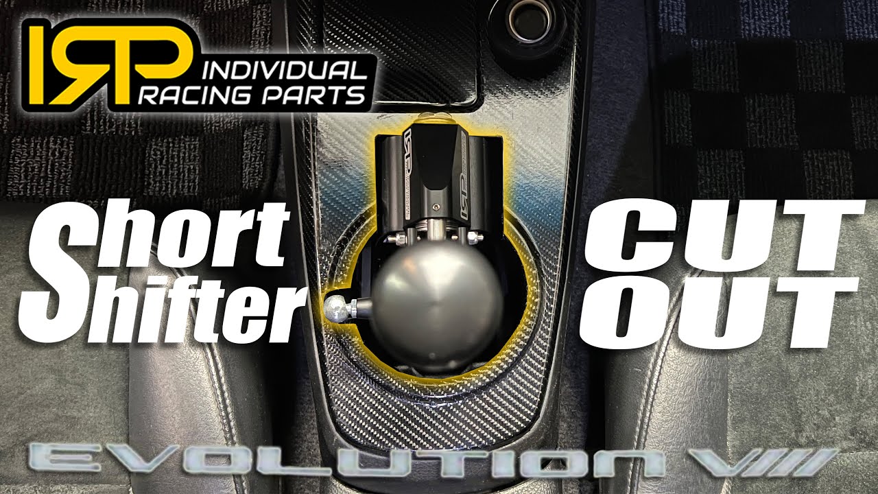 DIY: EVO 7-9 IRP Short Shifter Panel Cut Out - YouTube