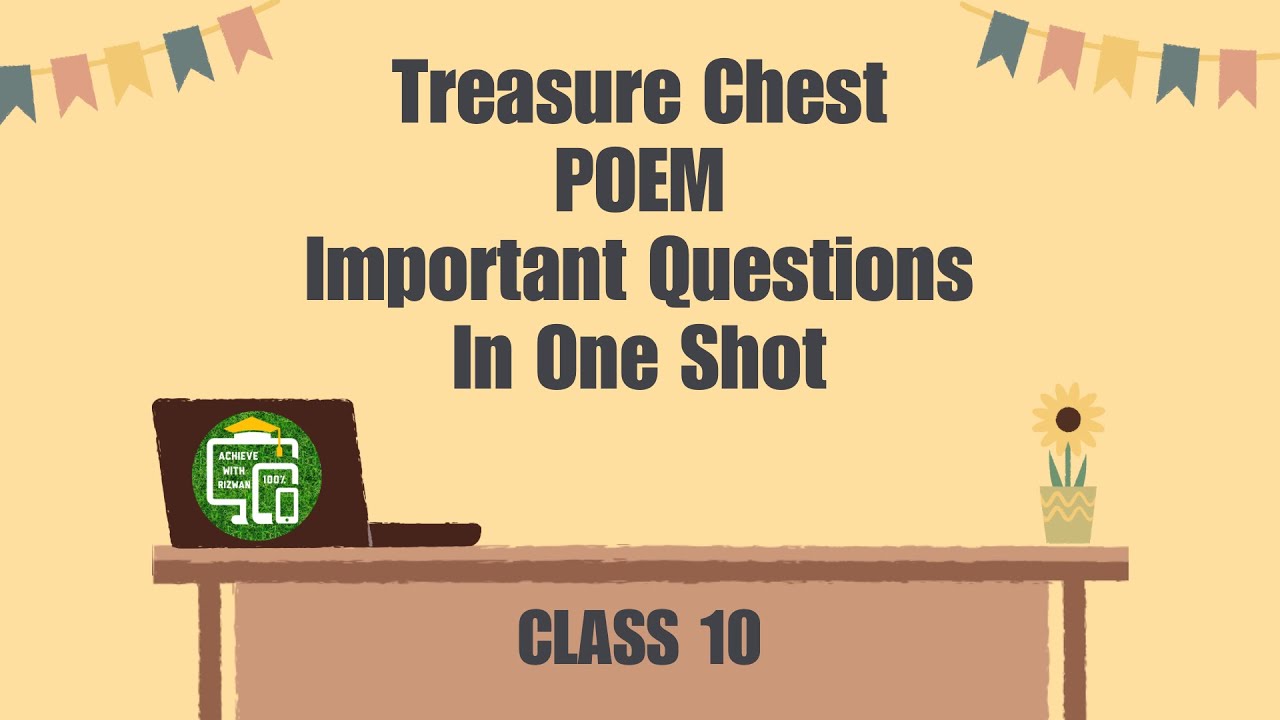 ICSE Class 10 Poetry | Treasure Chest Important Questions in One Shot ...