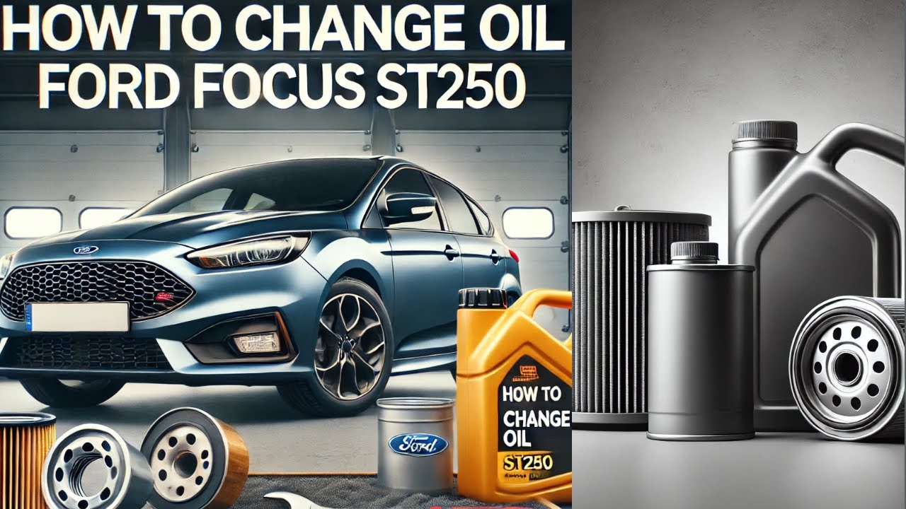 How to change oil - Ford Focus ST250 (MK3) - YouTube