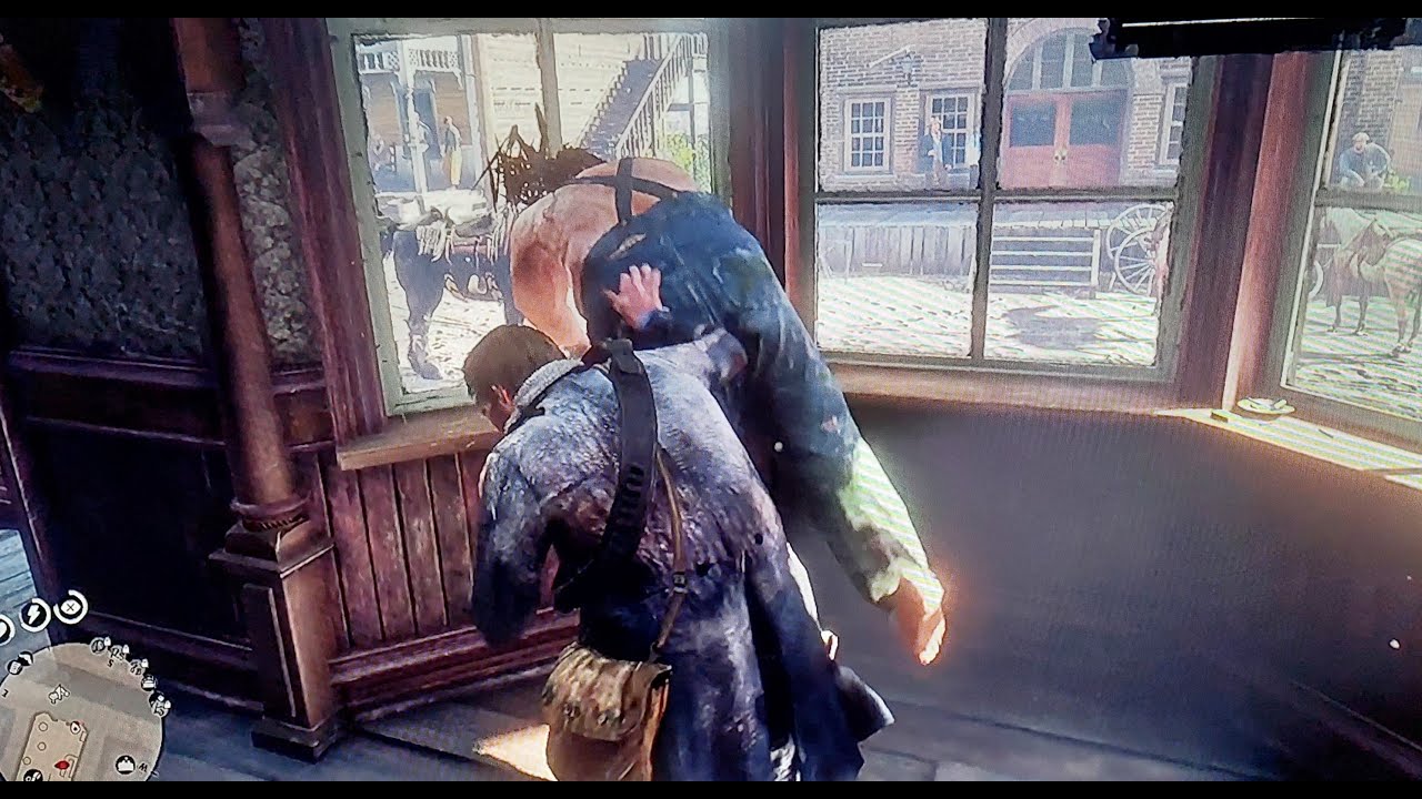 Red Dead Redemption 2 Taking On Bray Aberdeen In The Valentine Saloon ...