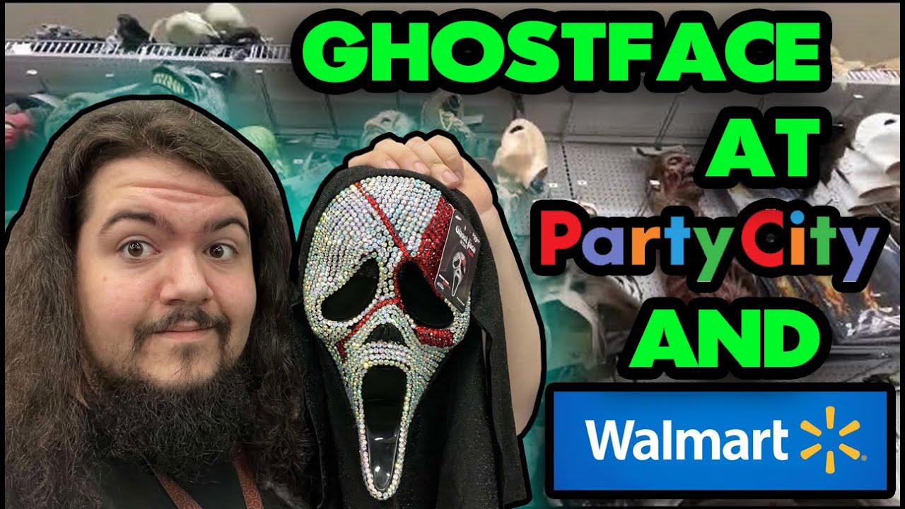 Ghostface at Party City and Walmart!! - YouTube